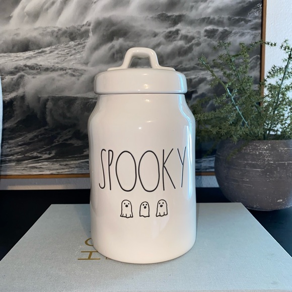 Rae Dunn | Holiday | Rae Dunn By Magenta Spooky Ghost Canister ...